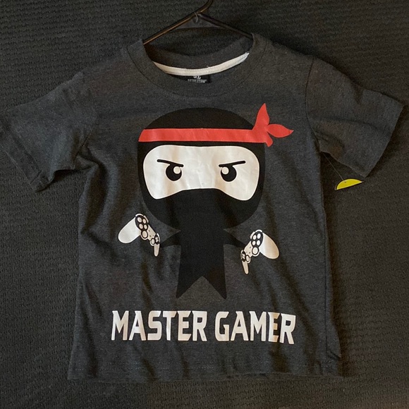 Shirts & Tops | Master Gamer Ninja Tee Gray Xsmall 45 | Poshmark